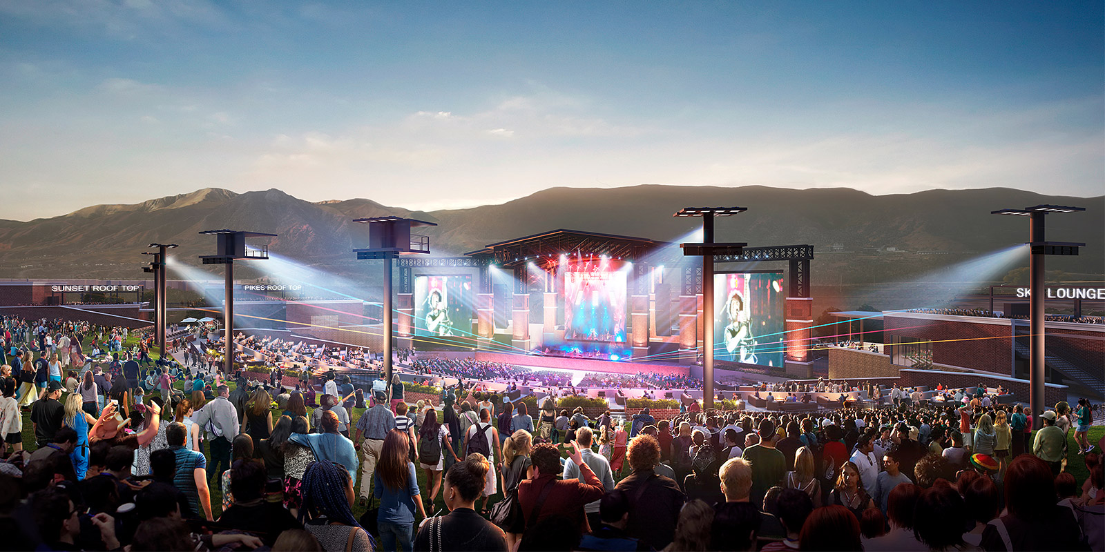 Sunset Amphitheater Opening in Colorado Springs in August 2024